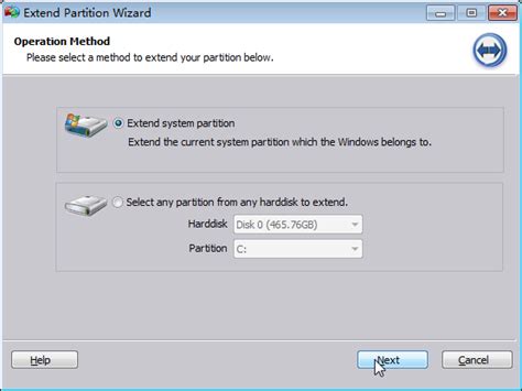 Extend Partition Wizard Helps You To Enlarge Any Partition On A Disk To Make Full Of Disk Space