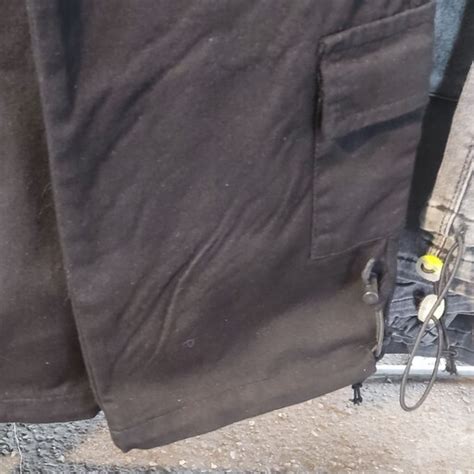 خرید و قیمت شلوار کارگو کتان مشکی دخترانه و پسرانه سایز 65 تا 100 از