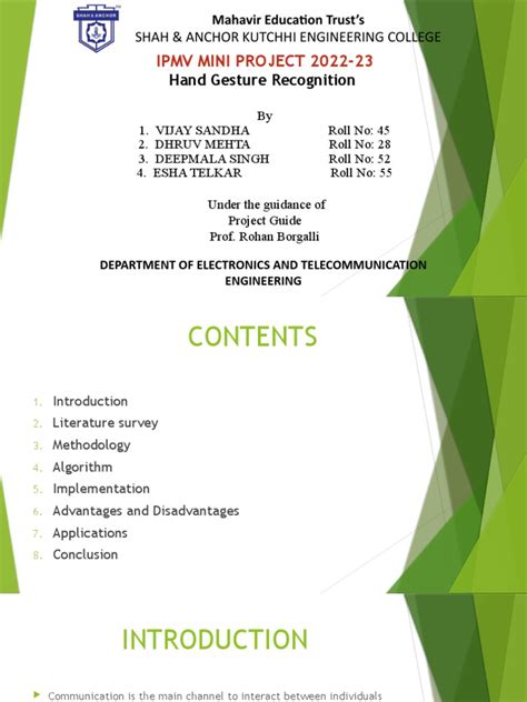 Ipmv Mini Project Sem6 Pdf Art Computers