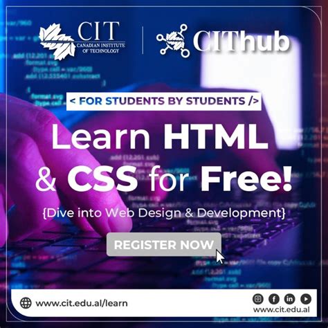 Free Course On Html And Css By Cit Canadian Institute Of Technology Cit Posted On The Topic