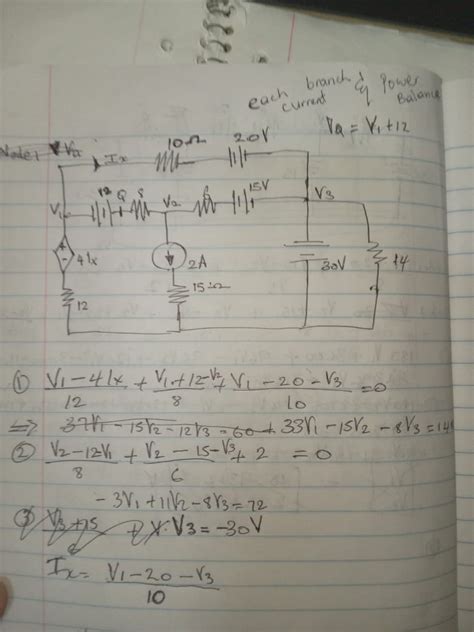Solved Use Nodal Analysis To Find The Current In Each And