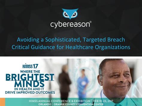 Avoiding Sophisticated Targeted Breach Critical Guidance Healthcare Ppt