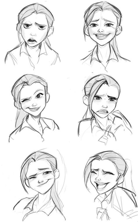 The Secret To Drawing Expressive Faces A Step By Step Guide Disney Art Style Drawing Face