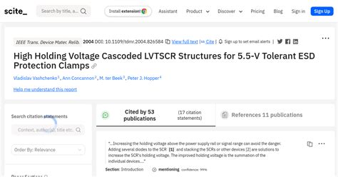 High Holding Voltage Cascoded Lvtscr Structures For 55 V Tolerant Esd