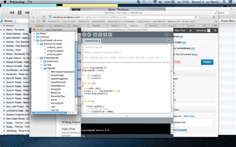 Kinect On Os X 108 And Processing Cy View