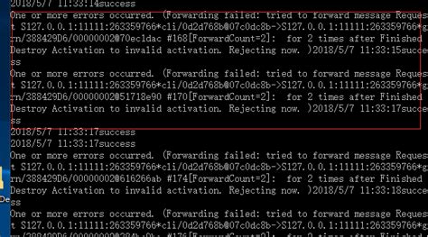 Forwarding Failed：tried To Forward Message Request · Issue 4565
