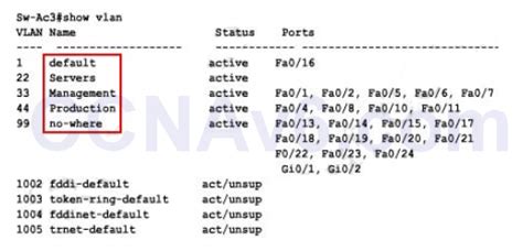 CCNA Exam CCNA VTP SIM Question With Answers