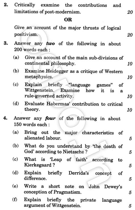 Ignou Bpy 009 Contemporary Western Philosophy Question Paper June 2014