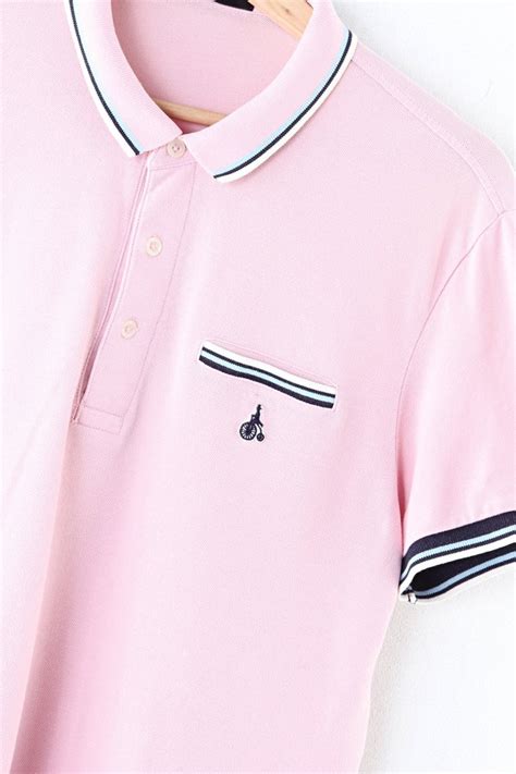 Xl 빈폴 반팔 카라 티셔츠 핑크 분홍 코튼 면 놈코어 세컨웨어