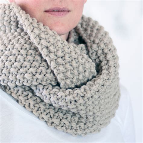 Simple And Squishy Cowl Knitting Patterns Bundle Instant Download