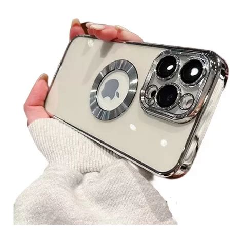 Funda De Tpu Transparente Con Galvanoplastia Para Iphone Meses Sin Inter S