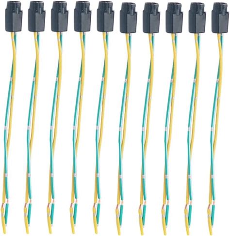 Nskanqi 10pcs T5 286 W2w Car Dashboard Warning Indicator Auto T5 Led Bulb Socket