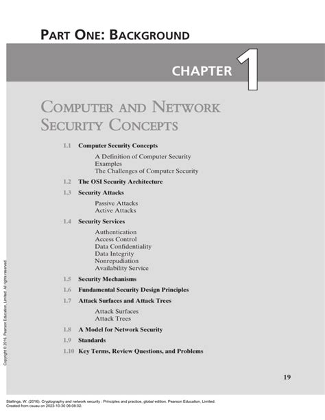 Computer And Network Security Concepts Chapter 1