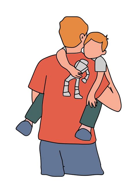 Father S Day Color Drawing In Eps Illustrator  Psd Png Pdf Svg