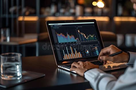 Working Hands On A Laptop Stock Illustration Illustration Of Data 308954708