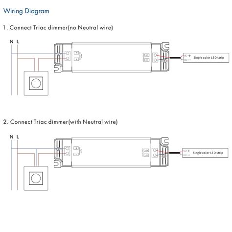 12v Triac Led Driver Dimmable 12w Constant Voltage Grandado