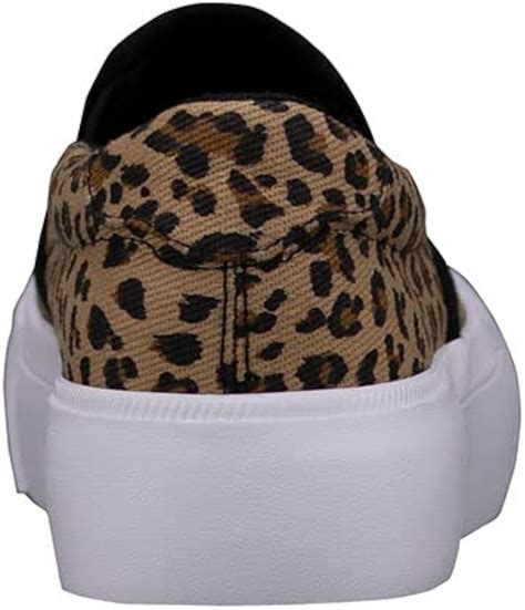 Lugz Womens Clipper Platform Sneakerbeigeblackwhite Leopard Lugz