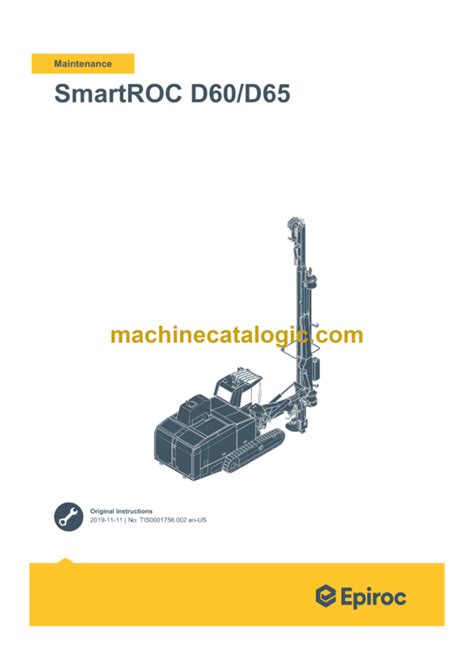 Epiroc Smartroc D50 D65 Stage V Mk2 Maintenance Manual