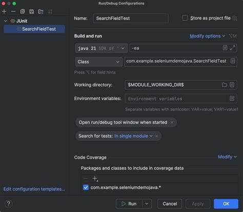 Web Ui Test Automation Intellij Idea Documentation