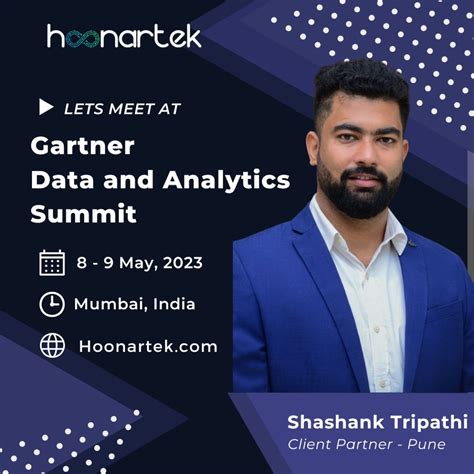 Shashank Tripathi On Linkedin Hoonartek Gartnersummit2023 Analytics Data
