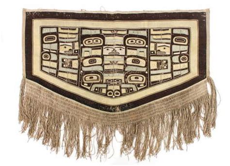 Tlingit Chilkat Dance Blanket 63 X 52 Inches