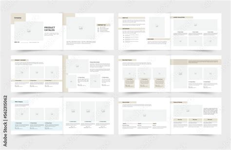 Modern Interior Design Catalog Layout Product Catalog Minimal Magazine Design Landscape