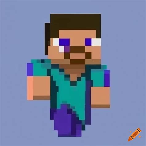 Steve Minecraft Pixelkunst Minecraft Steve Exploring Pixel Art From