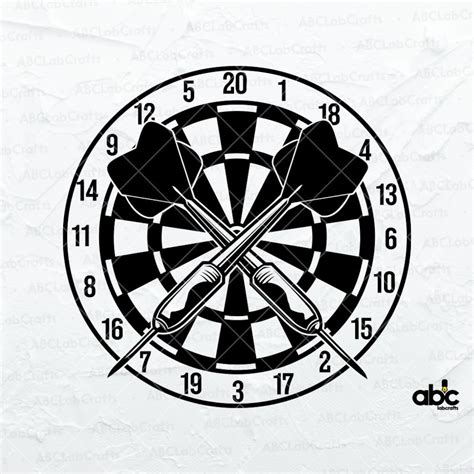 Dart Game Svg File Games Svg Dartboard Svg Champion Darthboard Svg Dartboard Clipart