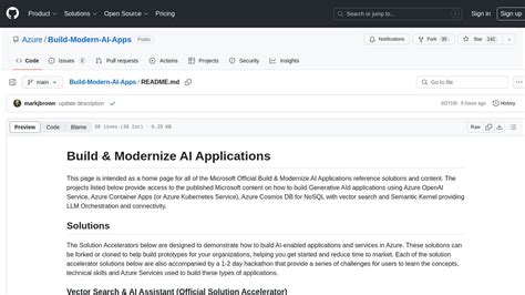 github build modern ai apps features alternatives toolerific