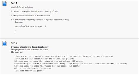 solved part 1 modify todo lab as follows 1 create a