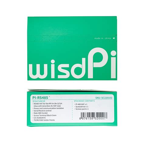 Pi 485 Rpi Hat Wisdpi