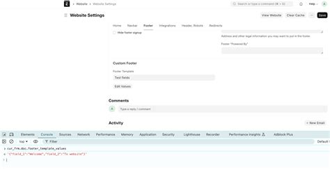 Custom Footer How To Reference Row Fieldvalue Inside The Template Frappe Framework Frappe