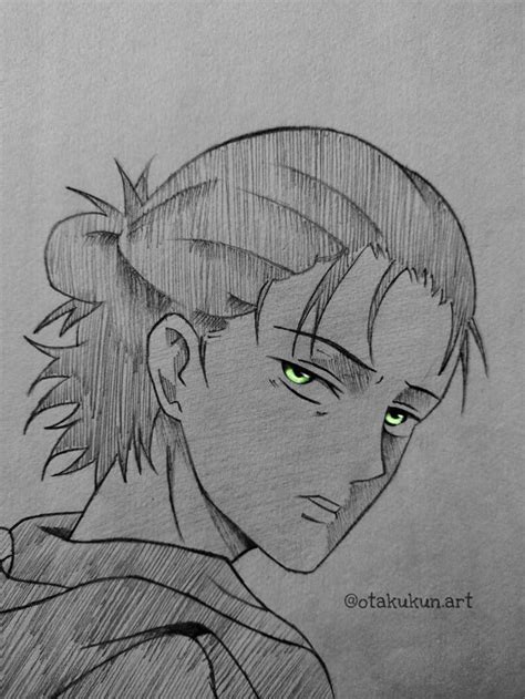 Eren Yeager Attack On Titan Eren Sketch Eren Drawing Easy Eren