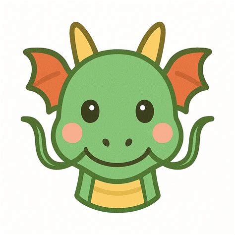 西洋ドラゴンのかわいい顔｜ai百科「シンテリ」で調べる語句・イラスト