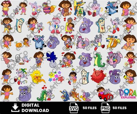 50 Clipart Dora The Explorer Svg Dora The Explorer Png Eclipartco