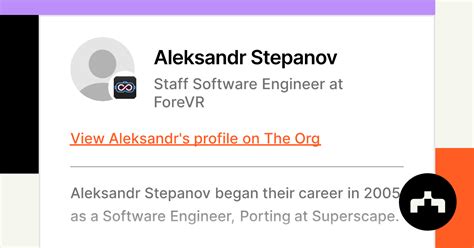Aleksandr Stepanov Staff Software Engineer At Forevr The Org