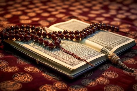 Premium Photo Al Quran Dan Tasbih Untuk Tasbih Di Tv