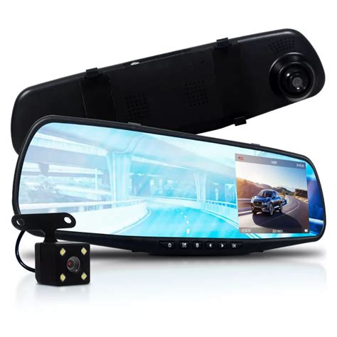 Retrovisor Espelho Monitor Câmera Frontal Full Hd 1080 43 Polegadas E Câmera De Estacionamento