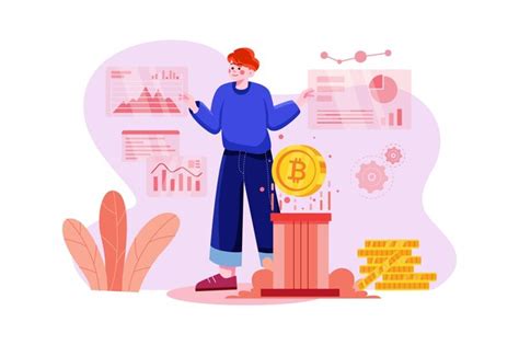 Premium Vector Crypto Data Analysis