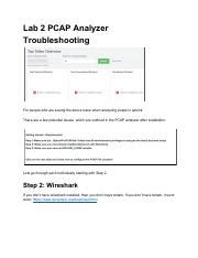Troubleshooting PCAP Analysis In SPLUNK Course Hero