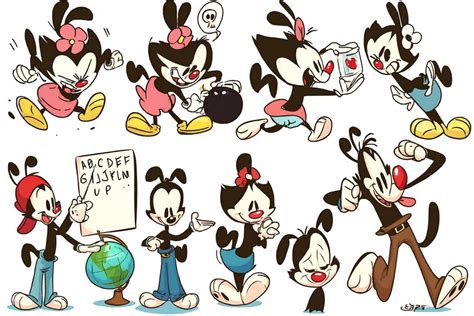 Animaniacs Reboot Concept Art Refined By Rinzlernetwork On Deviantart
