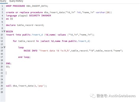 Postgresql 存储过程 如何写出新版本pg的存储过程的小案例 腾讯云开发者社区 腾讯云
