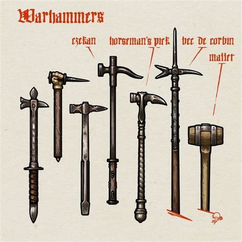 Types Of Hammer Weapons