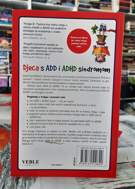 Djeca Sa Add I Adhd Sindromom John F Taylor Knjižara Demago
