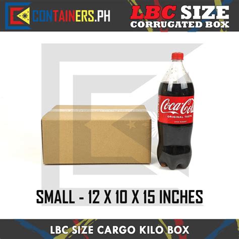 Containers Ph Small Lbc Express Size Corrugated Cargo Shipping Box Packaging Kraft Box 12x10x5