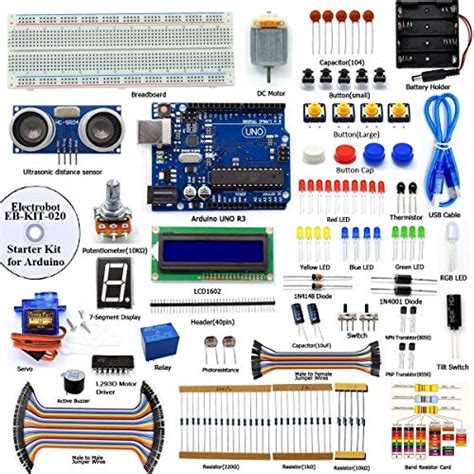 33 Off On Electrobot Diy Ultrasonic Distance Sensor Starter Kit For Uno R3 Lcd1602 Breadboad