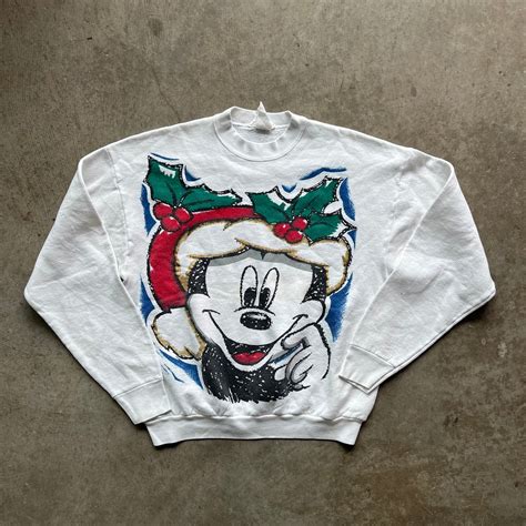 Xl 90s Mickey Mouse Crewneck Clutch Vintage•streetwear•sneakers