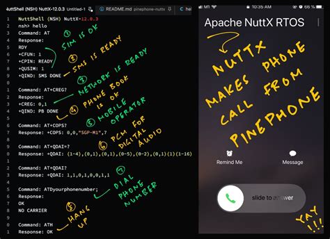 Nuttx Rtos For Pinephone Phone Calls And Text Messages R