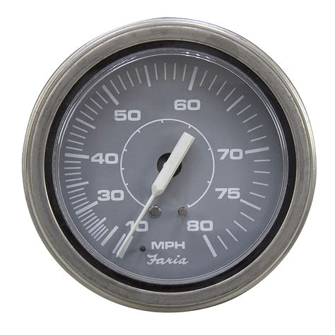 Speedometer 80 Mph Marine Faria Brands