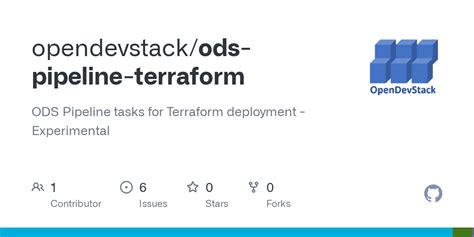 Github Opendevstackods Pipeline Terraform Ods Pipeline Tasks For